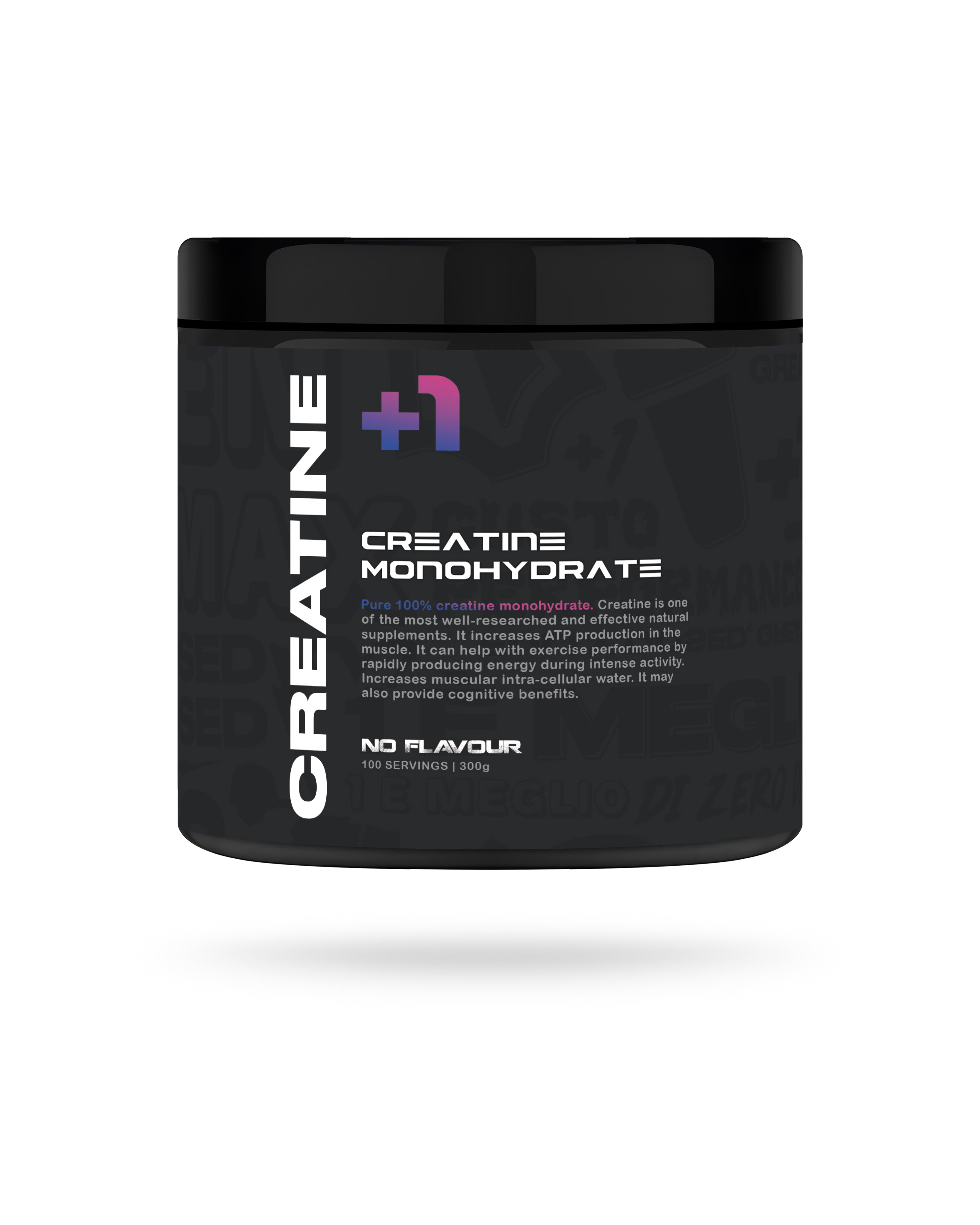 +1© Creatine Monohydrate (300g | 100 Dosi) – +1 Performance ...